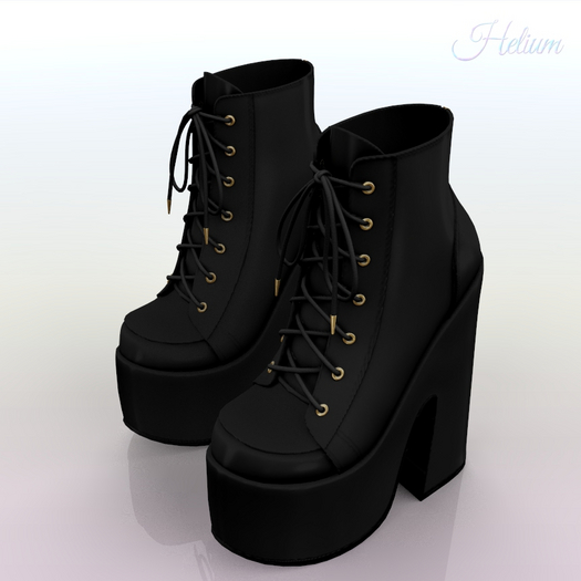 Second Life Marketplace Black Boots